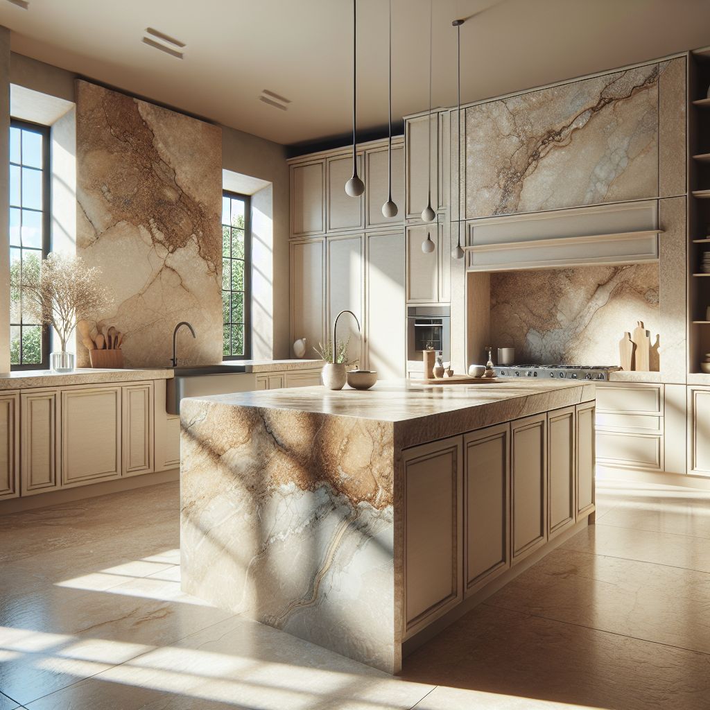 DIY Refinishing Travertine Kitchen Countertops: Step-by-Step Guide ...