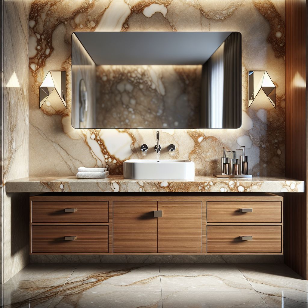 DIY Refinishing Travertine Bathroom Vanity: Step-by-Step Guide & Tips ...